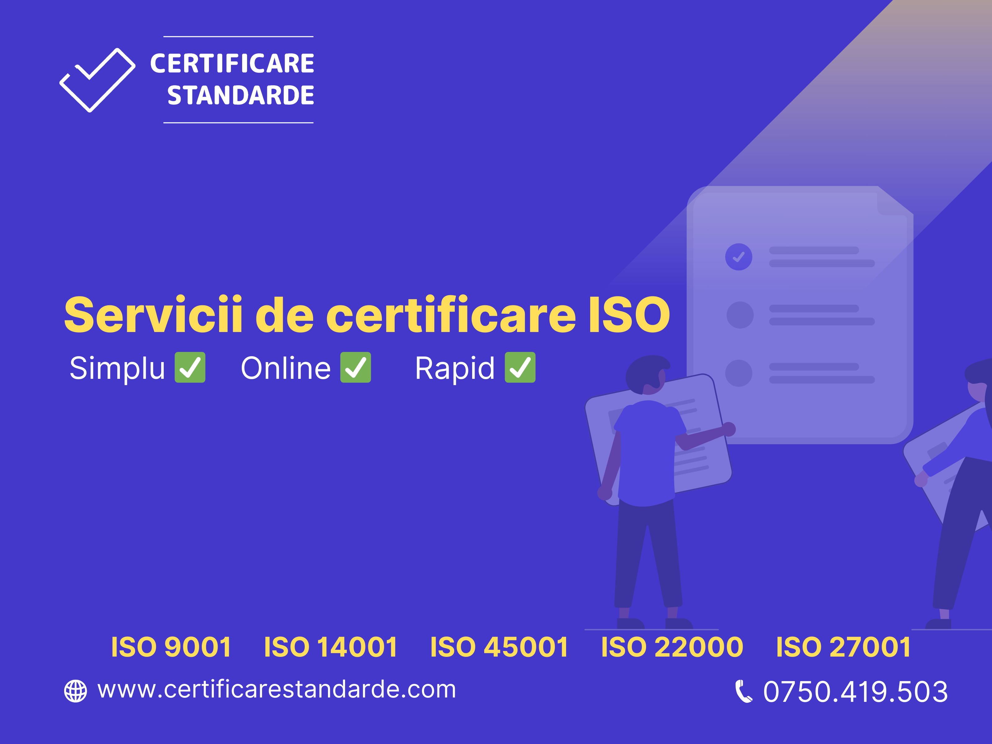 Certificare ISO 100% online in 24 ore | Certificare Standarde